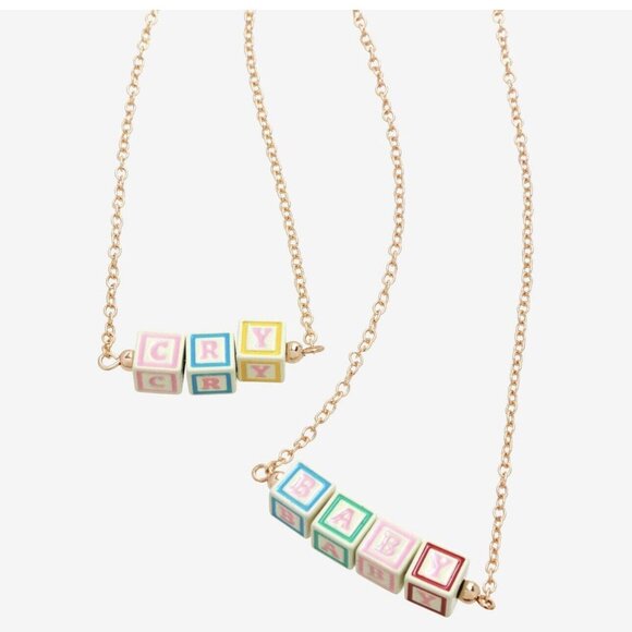 Melanie Martinez | Jewelry | Melanie Martinez Cry Baby Blocks Necklace ...